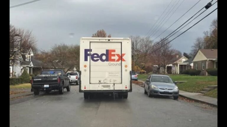 Indiana FedEx Driver Outrages Neighborhood After Blocking Entire Street ...