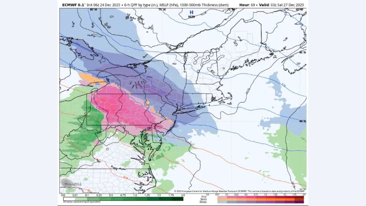 Michigan Freezing Rain and Ice Storm Threat Builds December 26–27, 2025 ...