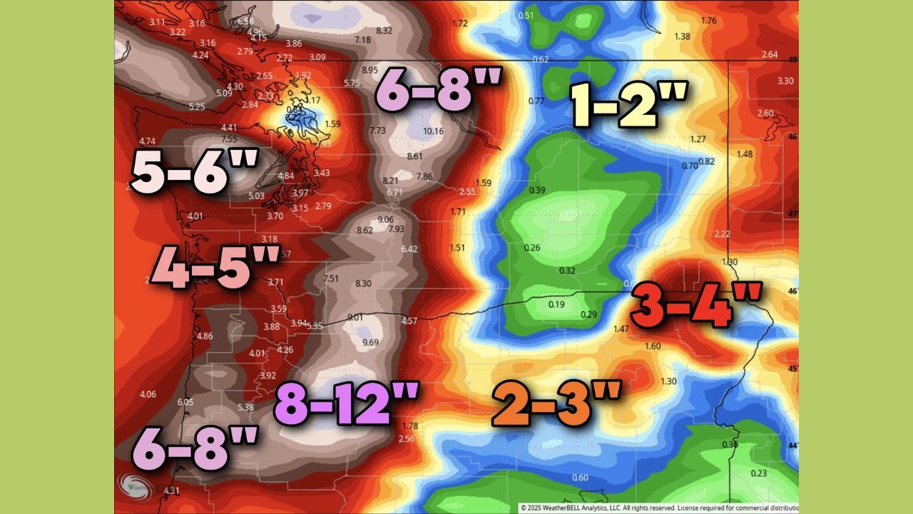 Washington State Braces for Dangerous Flooding as 8–12 Inches of ...