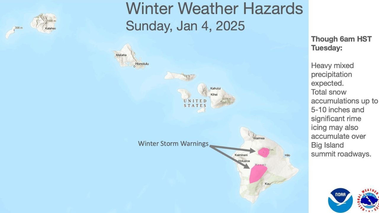 Hawaii Faces Dangerous Kona Low as Heavy Snow, Ice, and Flooding ...