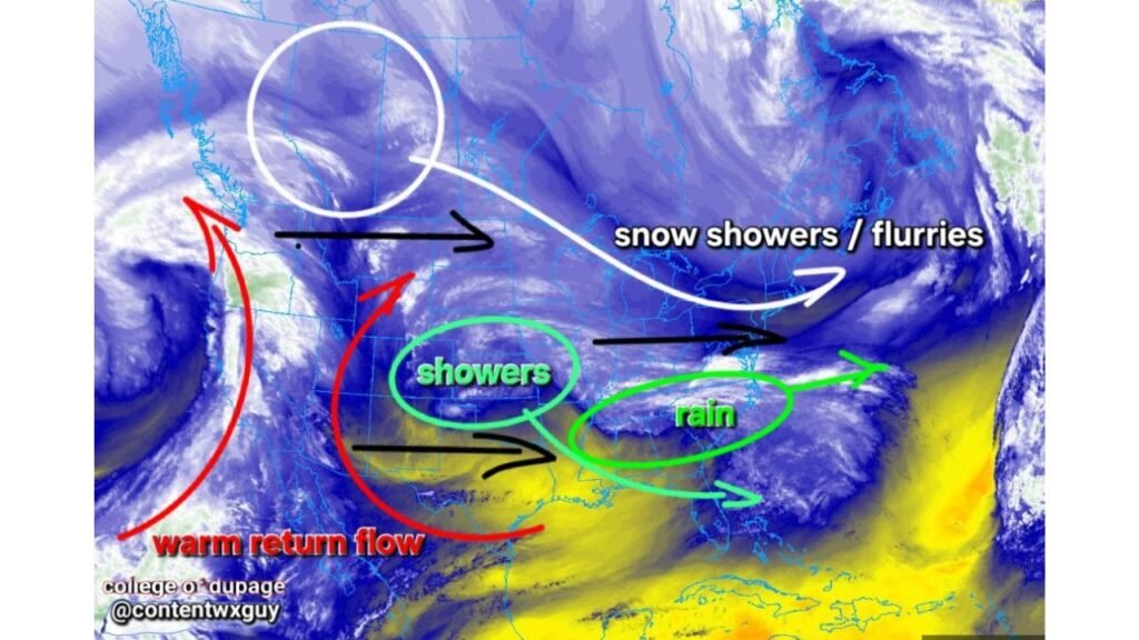 Illinois, Indiana, Ohio, and Michigan See Split Weekend Weather Setup ...