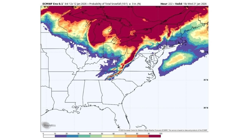 Illinois, Michigan, Indiana, and Ohio Face Lake-Effect Snow Threat as ...