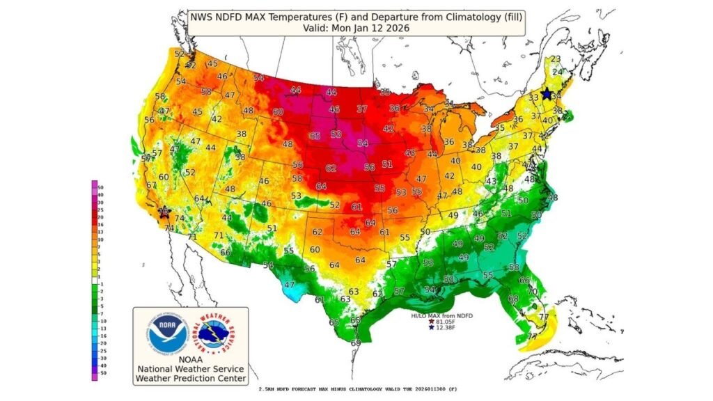 Kansas, Nebraska, Iowa, and Missouri See Unseasonably Warm January ...