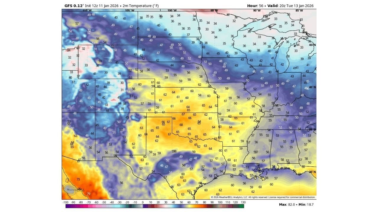 Kansas, Oklahoma, Missouri and Texas Brace for Spring-Like Warmth as ...
