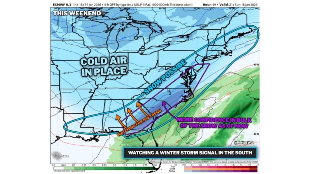 Texas, Florida, New Jersey, and Maine in the Snow Watch as Southeast ...