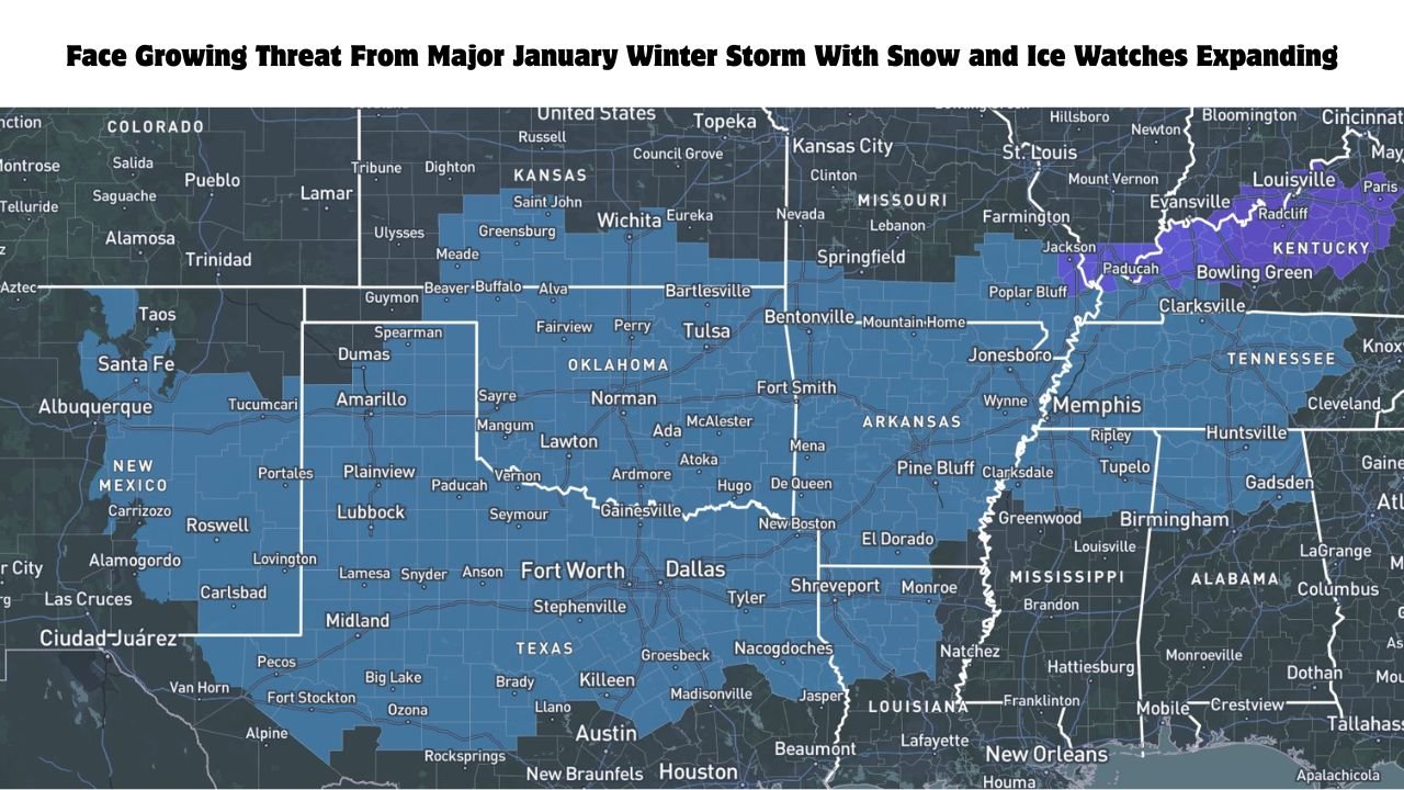 Texas, Oklahoma, Arkansas, Missouri, Tennessee, and Kentucky Face ...