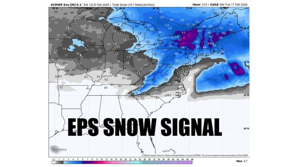 ECMWF Snow Signal Points to Possible Late-Week Wintry Setup Across Ohio ...